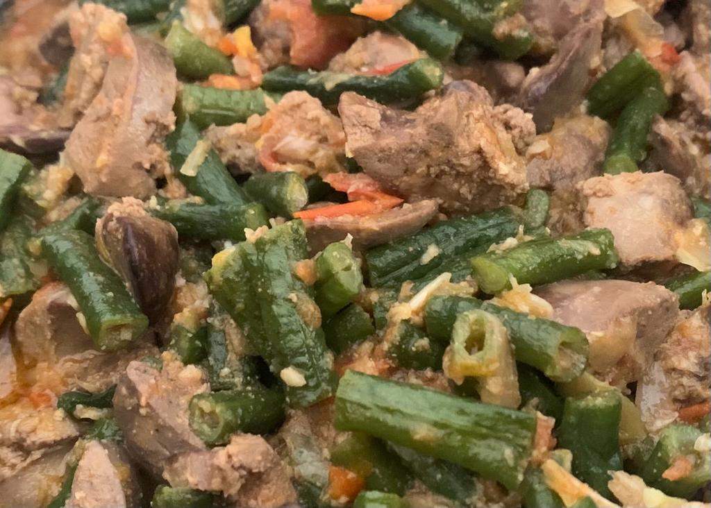 Resep Sambal Hati Ampela Kacang Panjang | Resep Hi Nuria